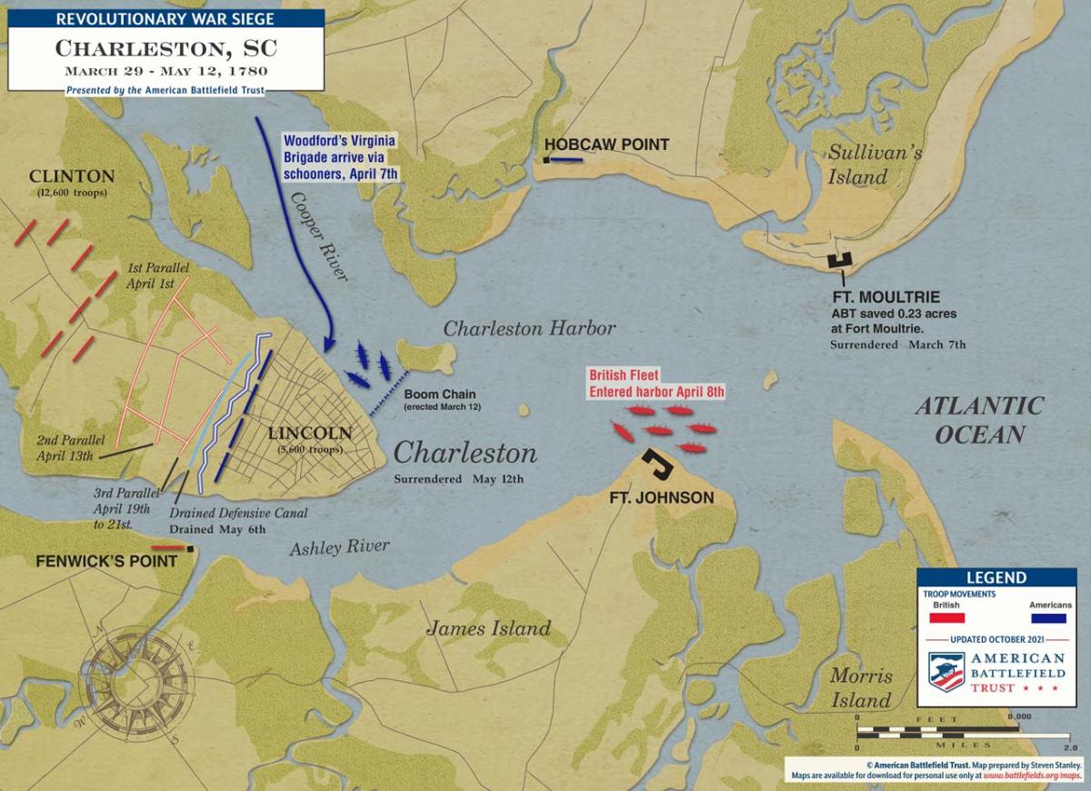 Siege of Charleston Harbor | Mar - May 1780 | The Liberty Trail